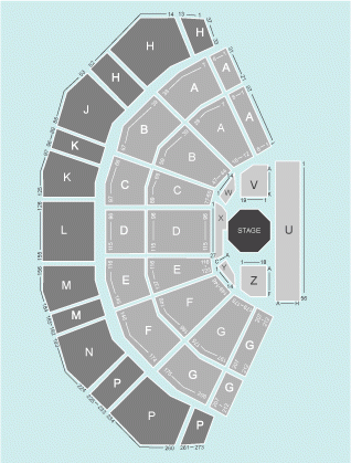 Wrestling Seating Plan - 3Arena