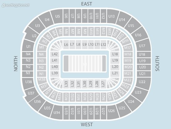 Principality Stadium - View from Seat Block M33
