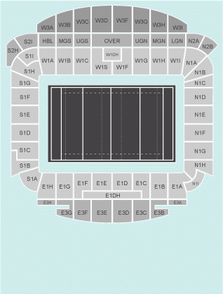 Rugby Seating Plan - American Express Community Stadium