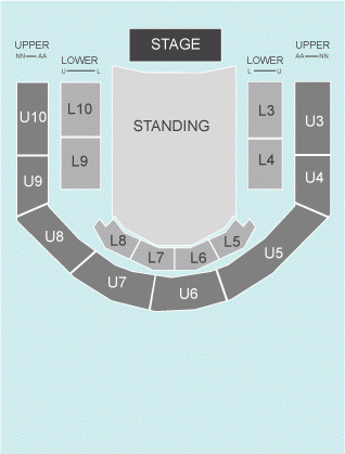 Half Hall Seating Plan - Arena Birmingham