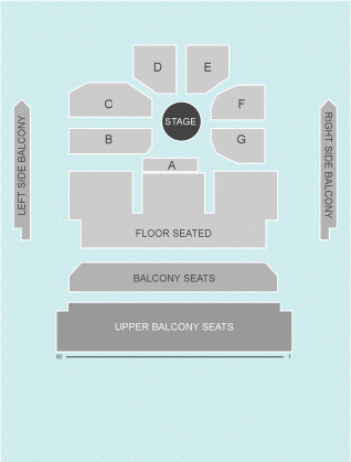 Centre Stage Seating Plan - Bournemouth International Centre