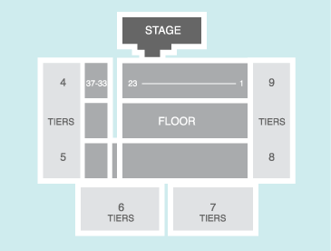 Darts Seating Plan - Motorpoint Arena Cardiff
