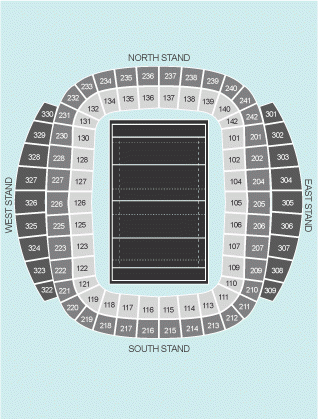 Rugby Seating Plan - Etihad Stadium Manchester