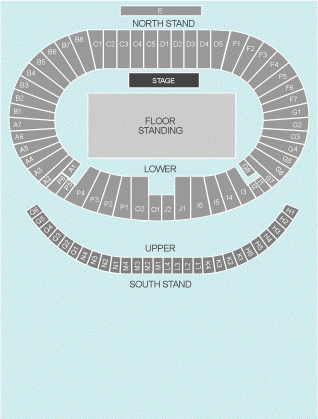 Standing Seating Plan - Hampden Park