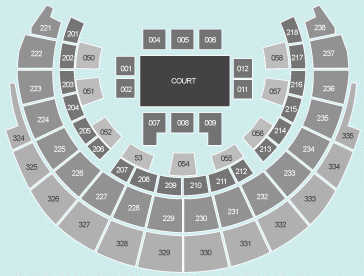Basketball Seating Plan - Hydro