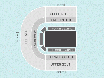 Ice Seating Plan - Odyssey Arena