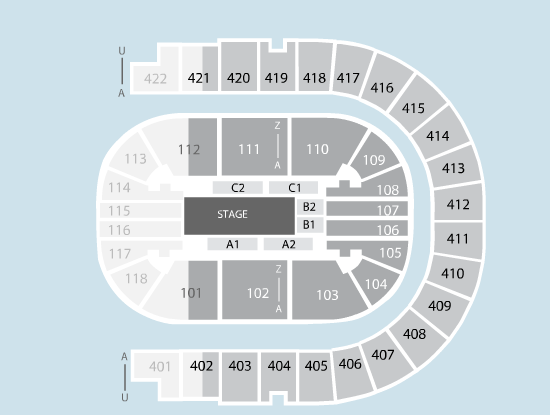 Ice Seating Plan - The O2 Arena